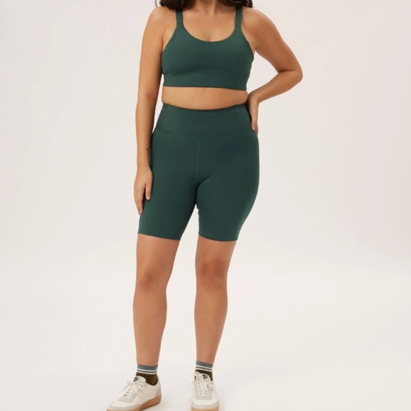 girlfriend collective | Shorts | Girlfriend Collective High Rise Bike Short Color Moss Size ...